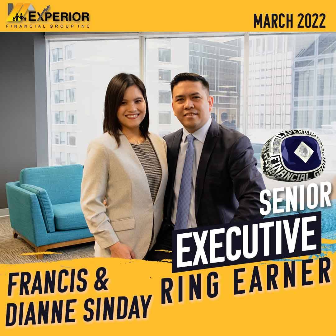 Francis & Dianne Sinday, Senior Executive Directors!