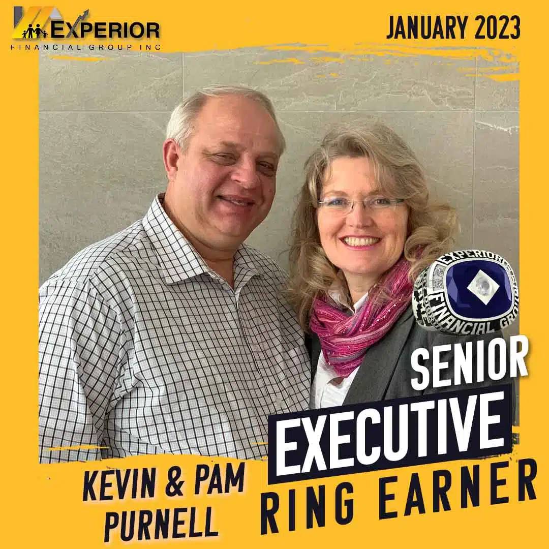 Kevin & Pam Purnell Promoted to Senior Executive Directors!