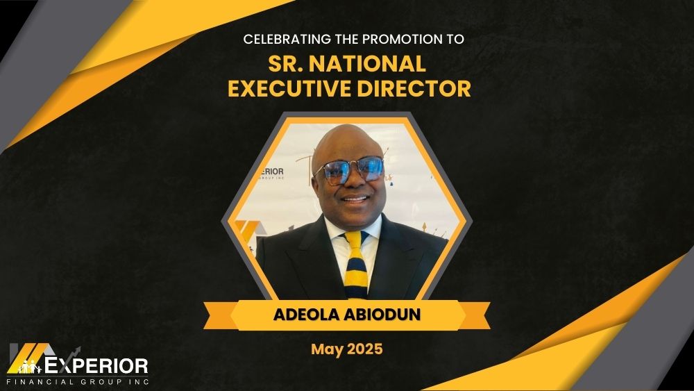 Adeola Abiodun Promoted to Senior National Executive Director!
